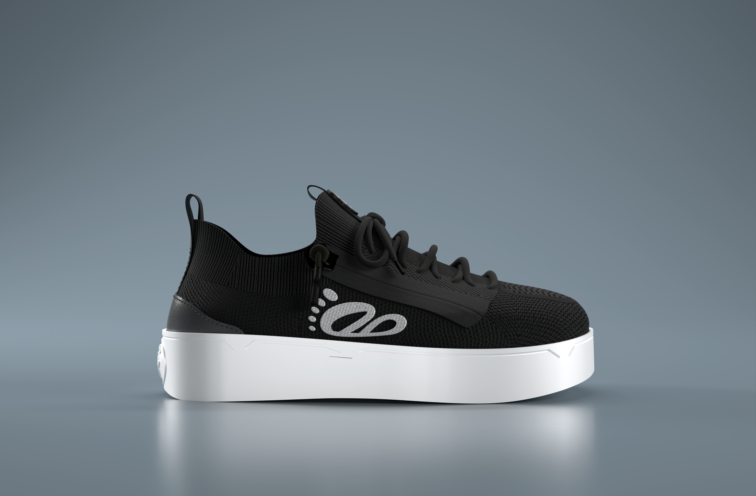 DB1 Original Trainer - Black & Silver – GAIT